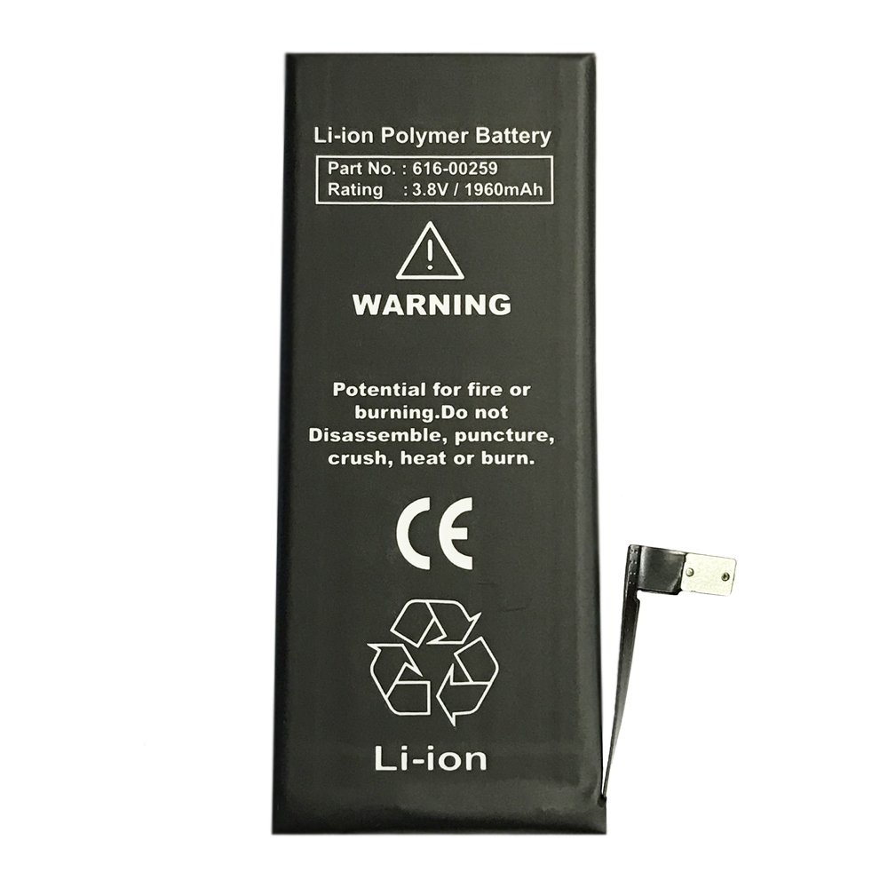 616-00255, 616-00258, 616-00259 Battery for Apple iPhone 7 A1660, A1778 ...
