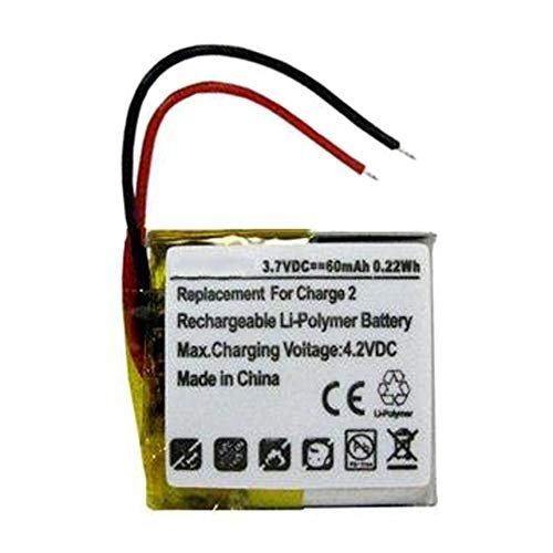 60mAh Replacement Battery for Fitbit Charge 2 Fitness Watch FB407