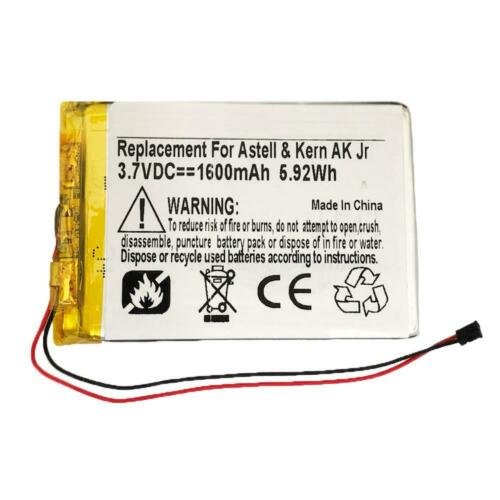 1600mAh Battery Replacement for Astell & Kern AK Jr Portable Audio ...