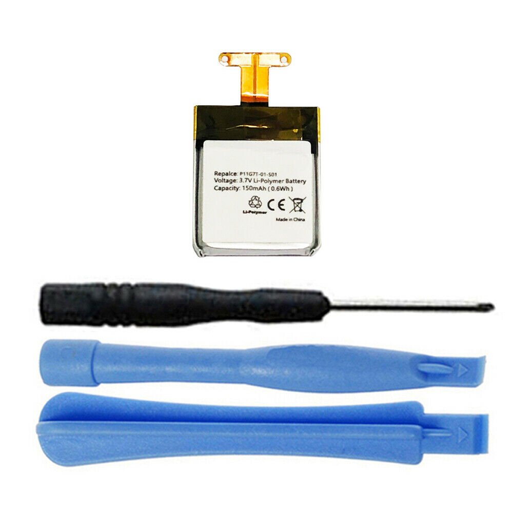 150mAh P11G7T-01-S01 Battery Replacement for Pebble Time (501-00020 ...