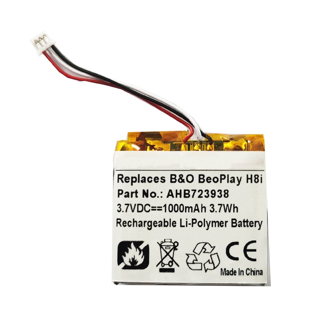 1000mAh AHB723938PCT Battery Replacement 4 Bang & Olufsen Beoplay H8i ...