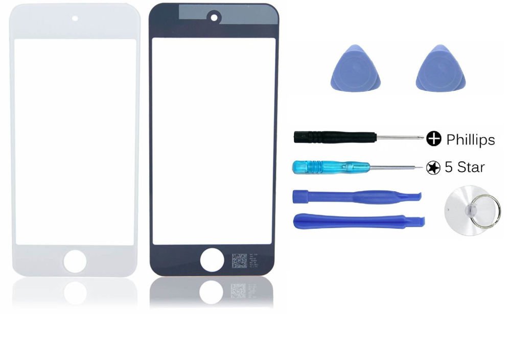 White front outer glass lens screen for iPod Touch 5 replacement + Tools