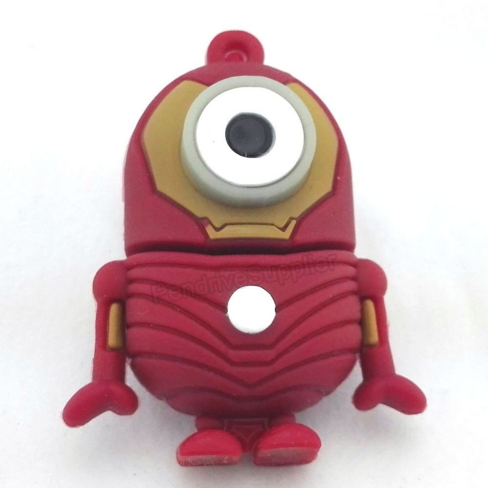 16GB Pendrive Ironman Minions USB Flash drive Memory Thumb Stick lA146