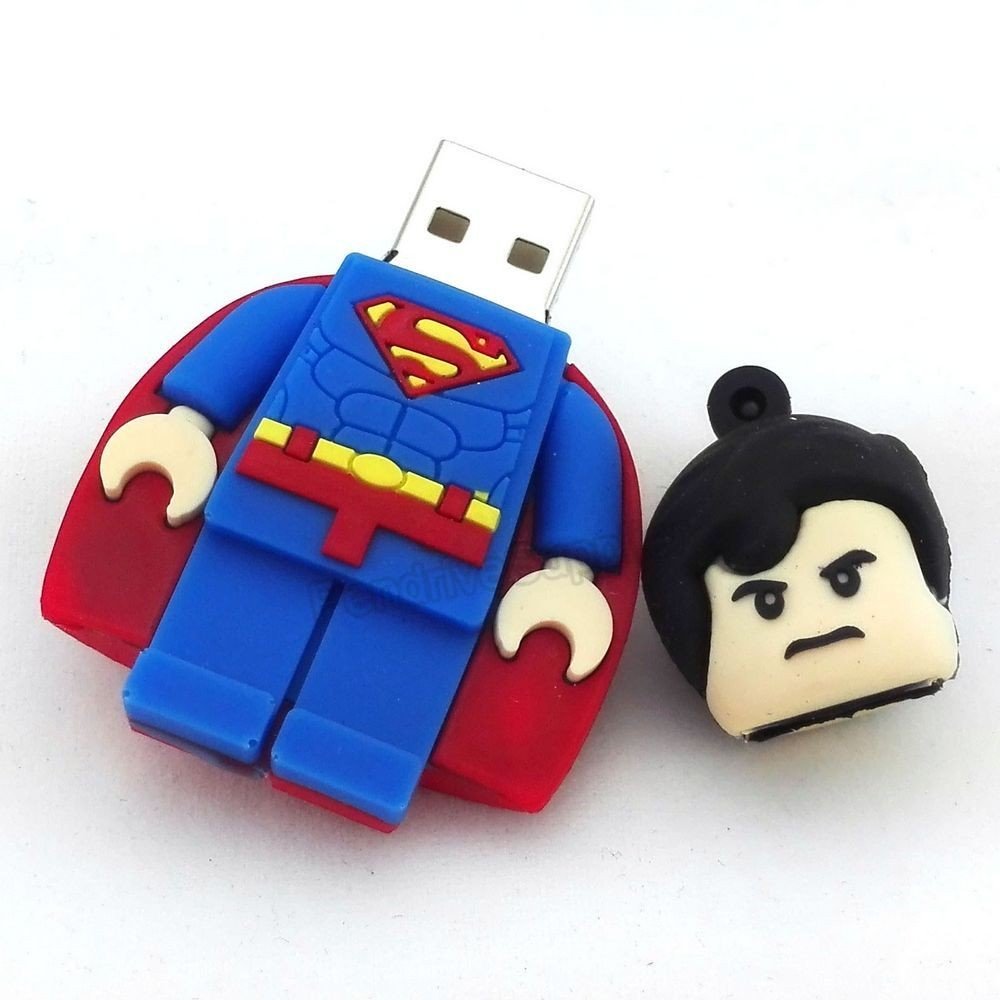 16GB Pendrive Superman Cartoon USB Flash drive Memory Thumb Stick lA227