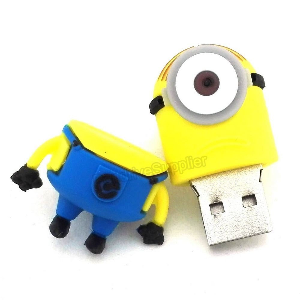16GB One Eye Pendrive Minions in Brown Hair USB Flash drive Memory ...