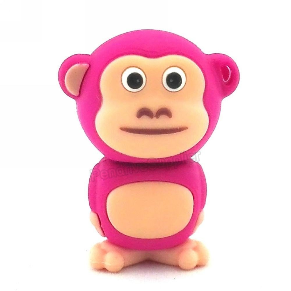 16GB Pink Pendrive Lovely Monkey Shape USB Flash drive Memory Thumb ...