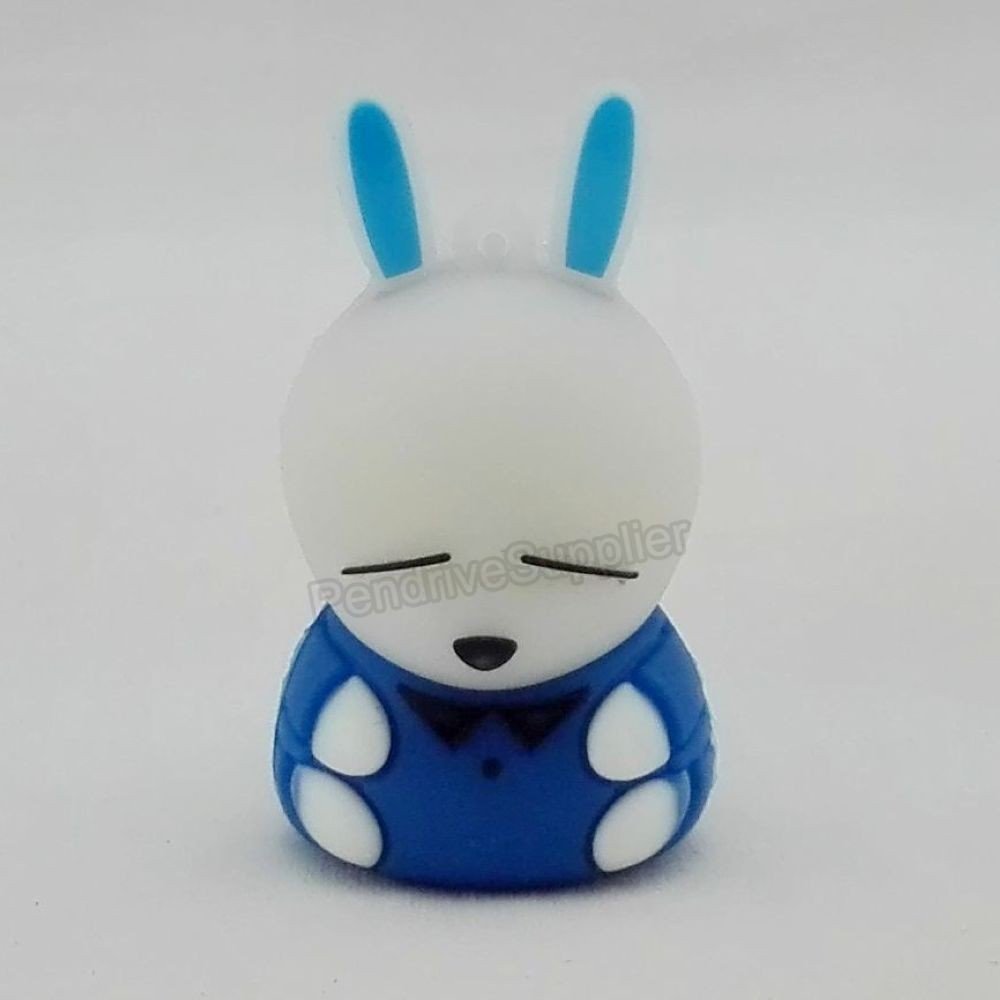 16GB B Pendrive Shy Rabbit 3D Model USB Flash drive Memory Thumb Stick ...