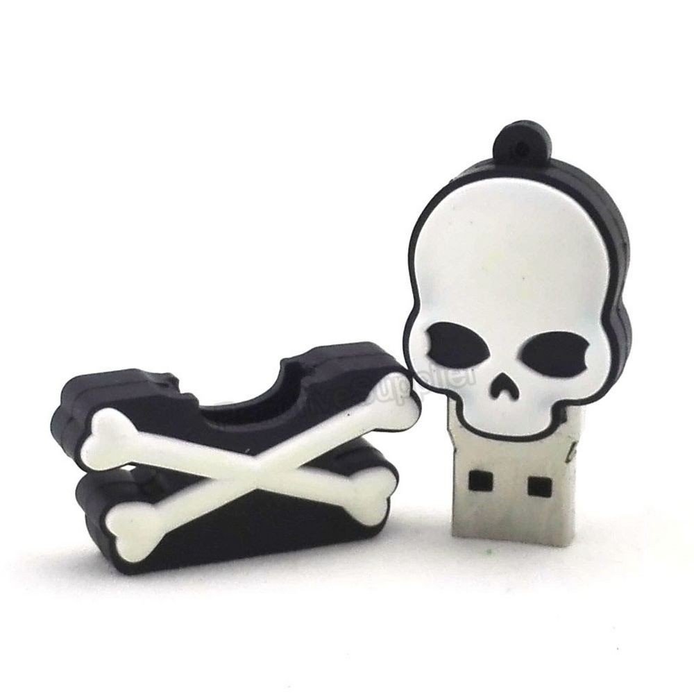 16GB Pendrive Skull Head Flag One Piece USB Flash drive Memory Thumb ...