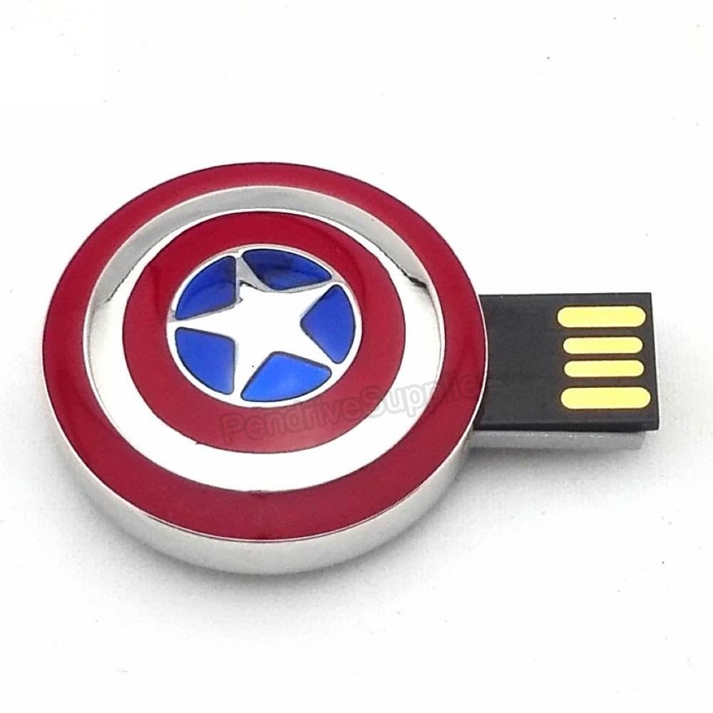 16GB Pendrive Shield Captain America Model USB Flash drive Memory Thumb ...