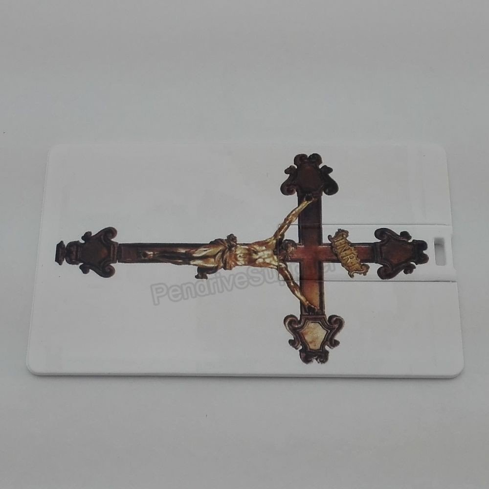 16GB Pendrive Jesus Cross Bank Credit Card USB Flash drive Memory Thumb ...