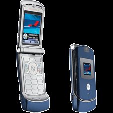 UNLOCKED MOTOROLA V3 Cosmic Blue RAZR RAZOR PHONE New