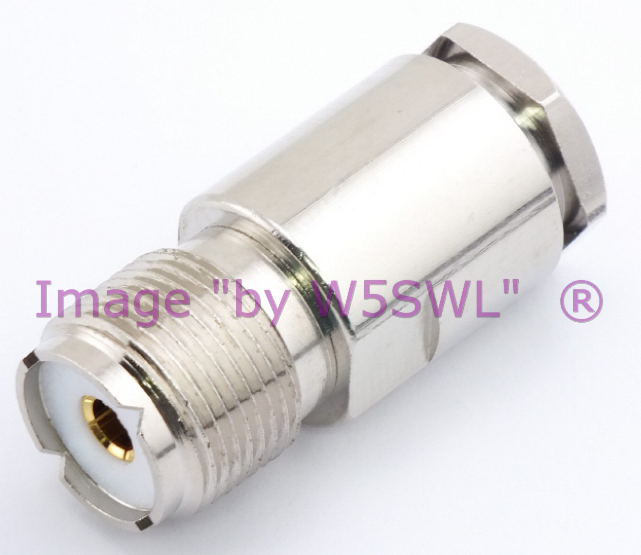Coax Connector UHF Female Clamp for RG-8A/U RG-213 Series Cable - by W5SWL