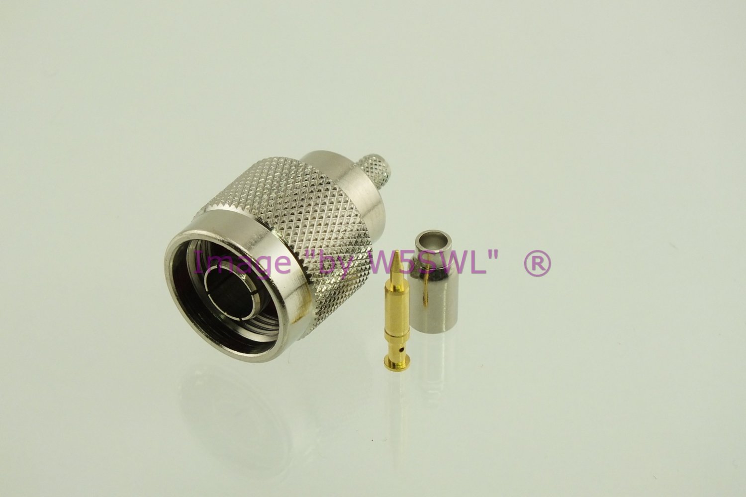 Coax Connector N Male Crimp for RG-174 LMR-100 Series Cable - by W5SWL