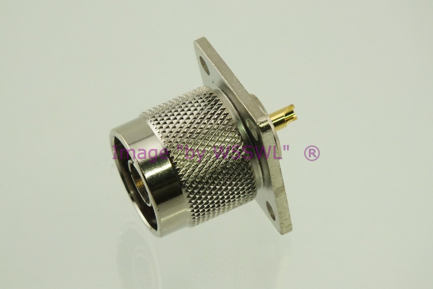 Coax Connector N Male Chassis Connector - by W5SWL