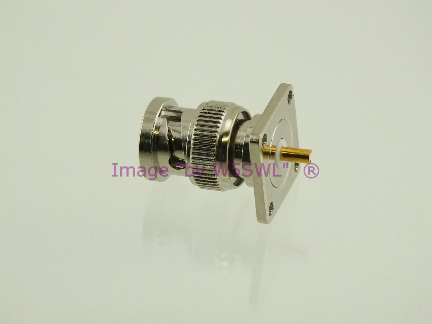 Coax Connector BNC Male Chassis Mount - by W5SWL