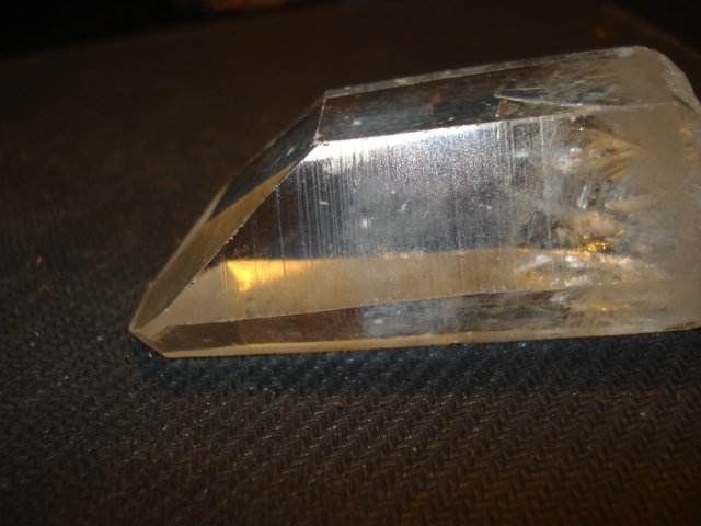 ARKANSAS QUARTZ 8 SIDED CHANNELER CRYSTAL POINT-REIKI #201120050