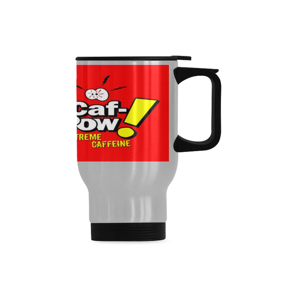 Caf Pow NCIS Travel Mug (Silver, 14OZ)