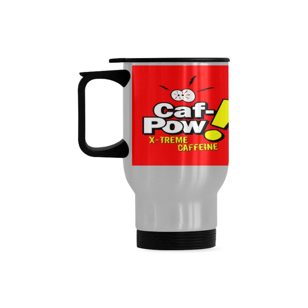 Caf Pow NCIS Travel Mug (Silver, 14OZ)