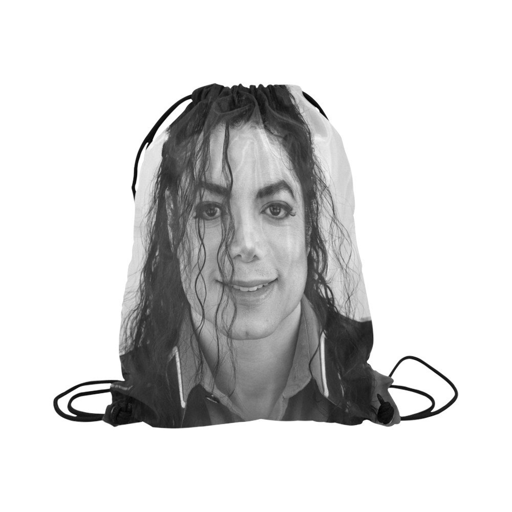 Michael Jackson Desaturated Drawstring Bag for Sports or Gym