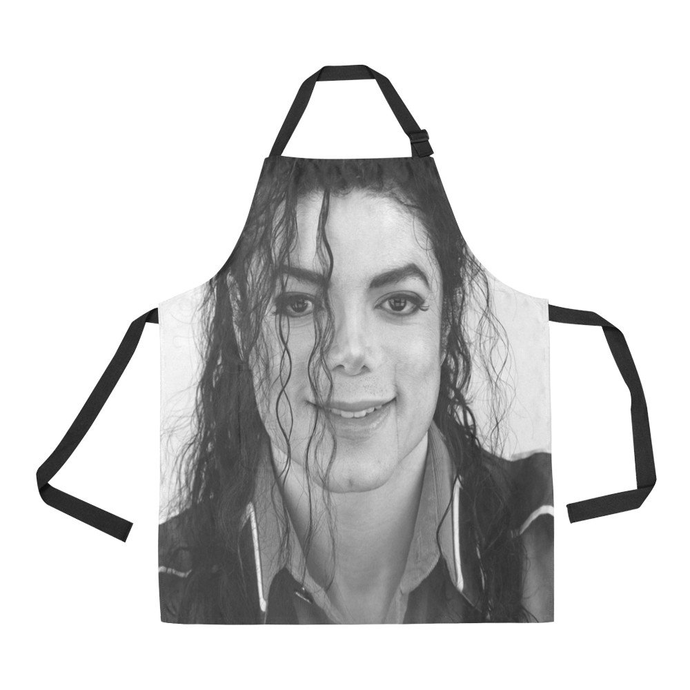 Michael Jackson Full Print Apron BBQ Kitchen Cooking with Style