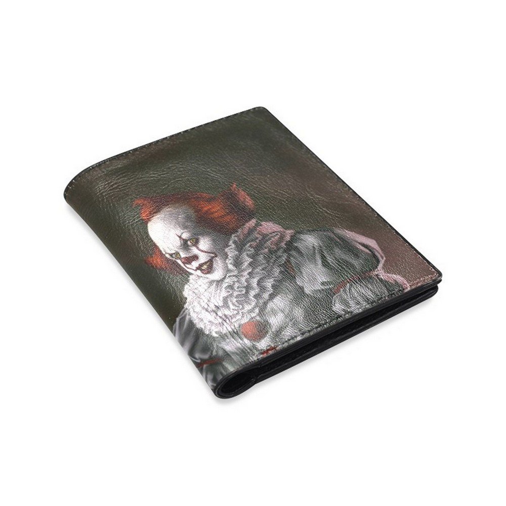 Pennywise Scary Clown Horror PU Leather Bifold Wallet