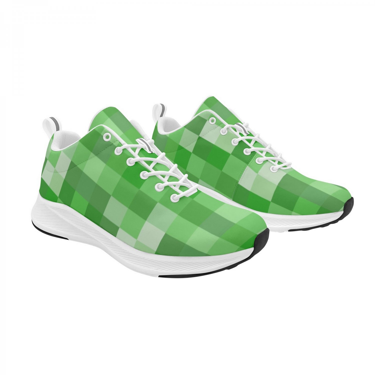 Men's Gamer Green Pixel Alpha Running Shoes