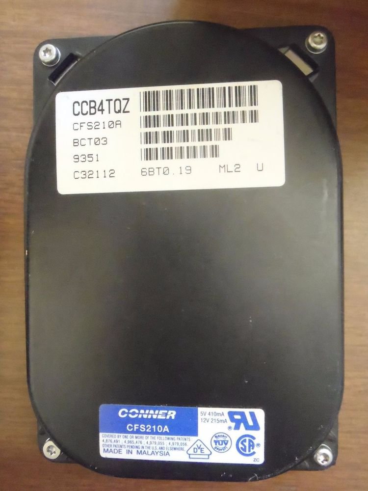 Conner CFS210A 203mb 40PIN IDE HD - Used - Tested Good