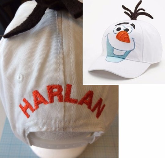 Disney's FROZEN OLAF Kids Baseball Cap Hat Personalized