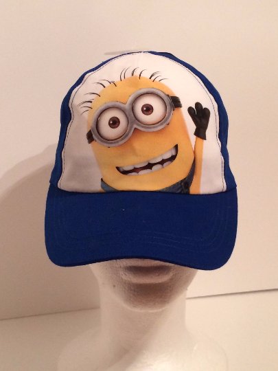 Minion Blue Kids Baseball Cap Hat Personalized