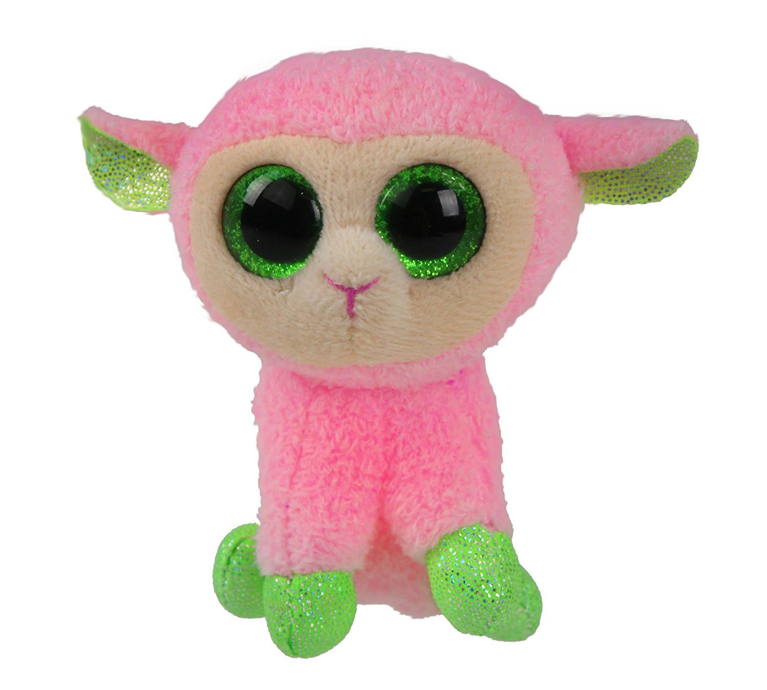 Ty Basket Beanies Babs - Pink Lamb 35198