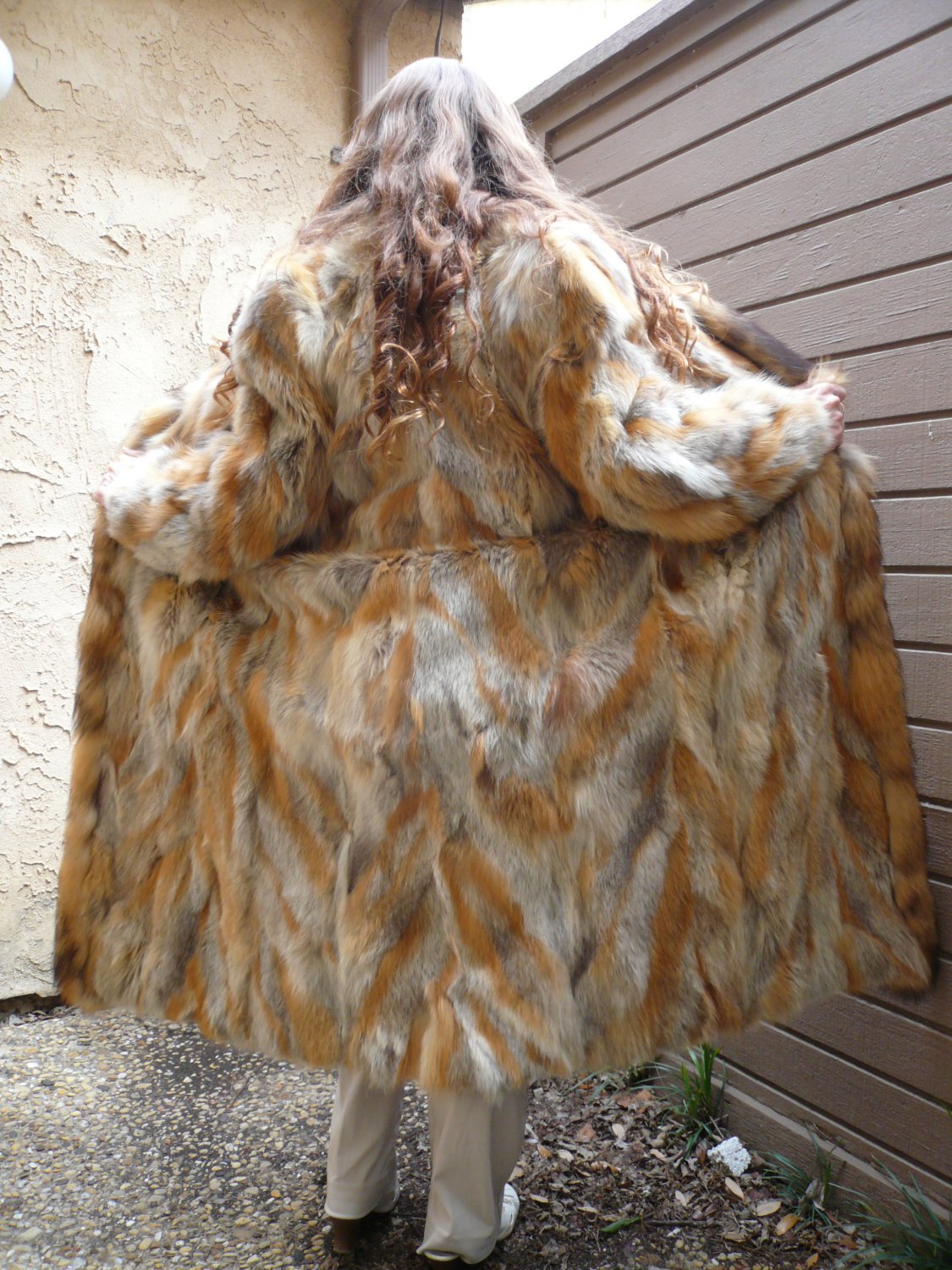 Red Fox Full Length Fur Coat (#04)