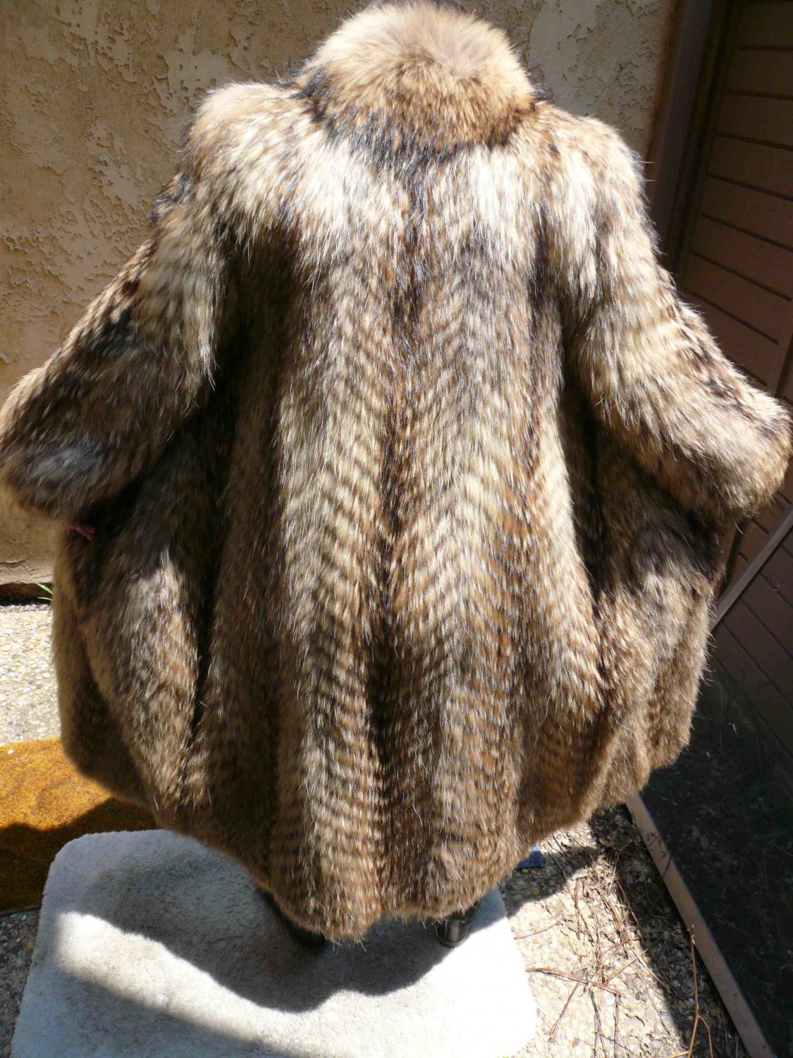 Full Length Tanuki Fur Coat (#128)