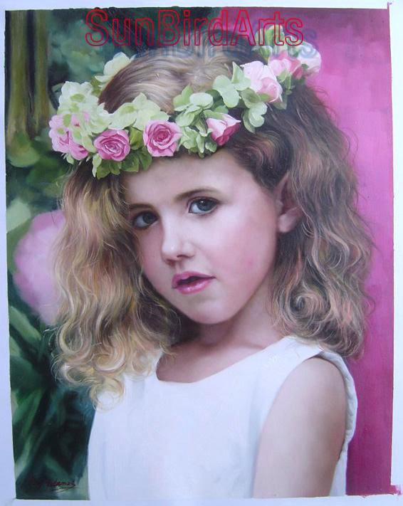 Oil Painting-Custom original oil portrait painting from your photos ...