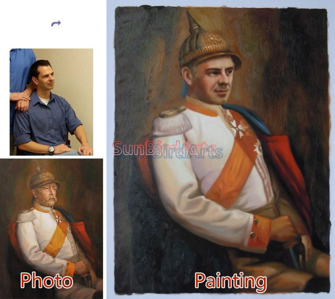 Oil Painting-Custom original oil portrait painting from your photos ...
