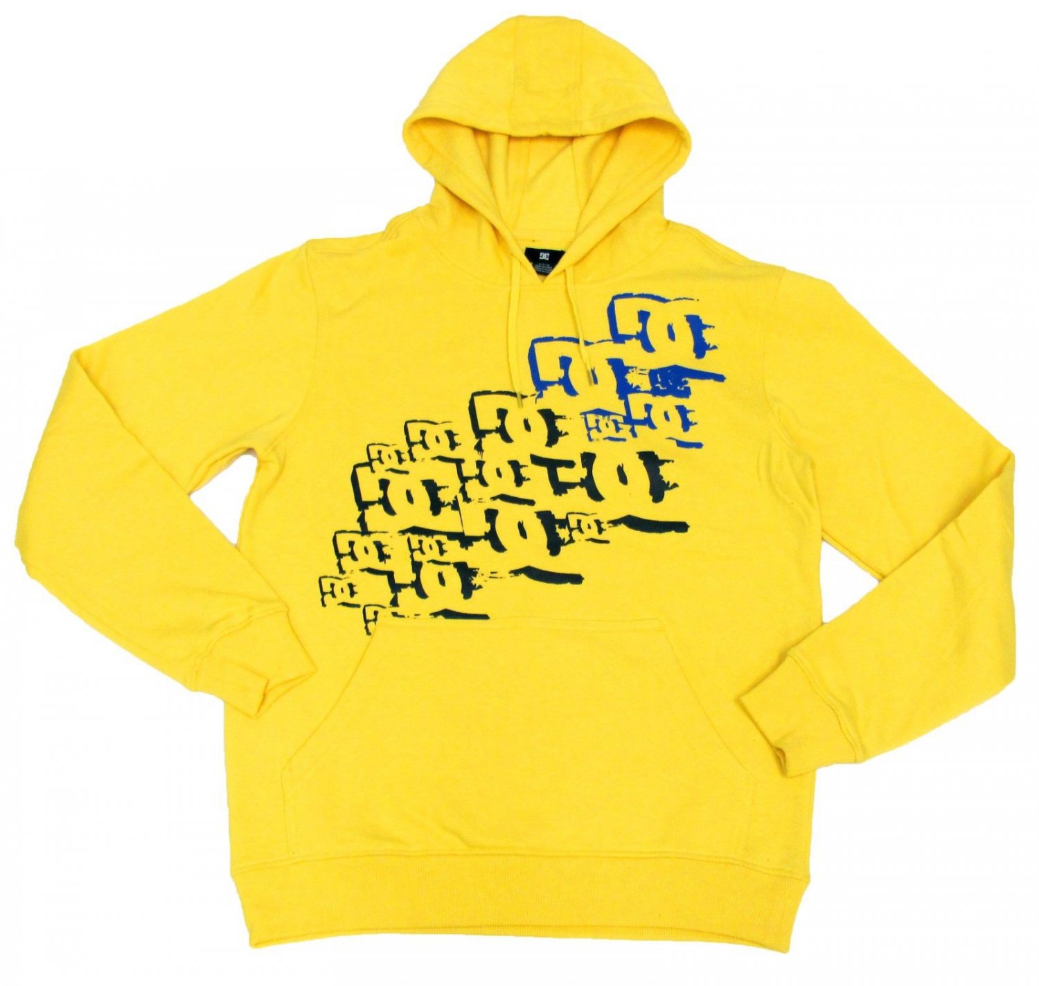 Dc Shoes Mens M Yellow Phipps Pullover Hoodie Sweatshirt Medium