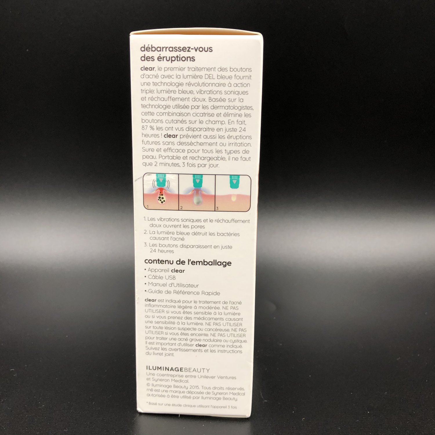 me Clear Anti-blemish Device Blue LED light acne treatment