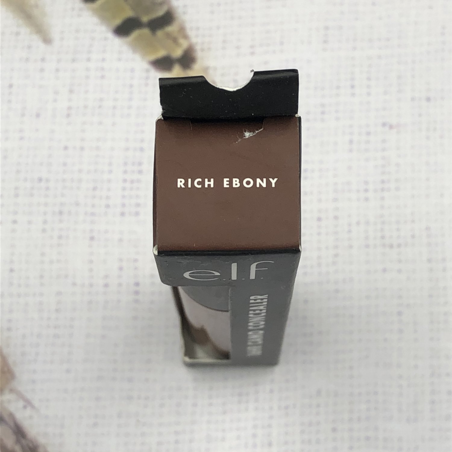 elf 16 Hr Camo Concealer Rich Ebony 85858 Full Coverage Matte