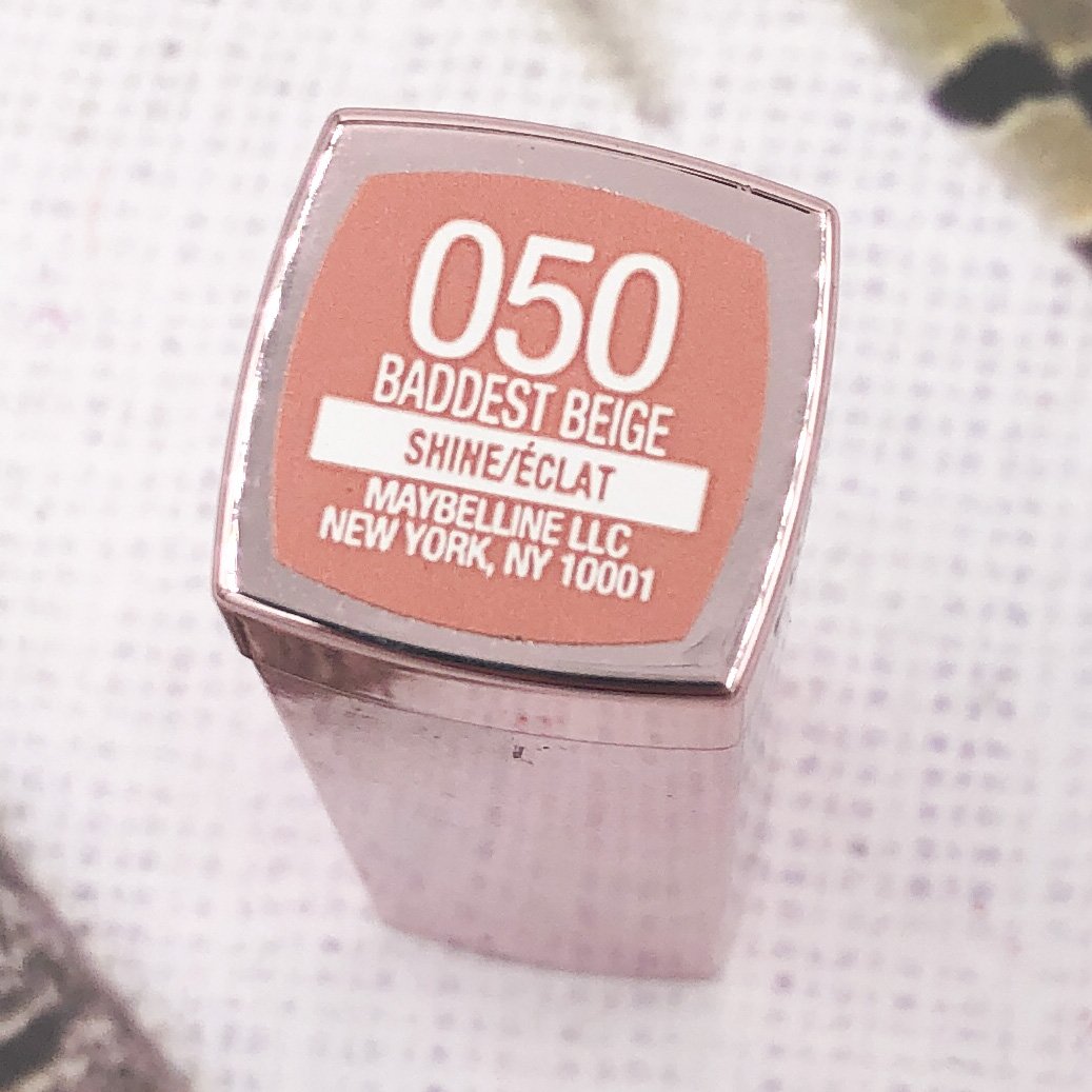 Maybelline Color Sensational Shine Compulsion Lipstick 050 Baddest Beige