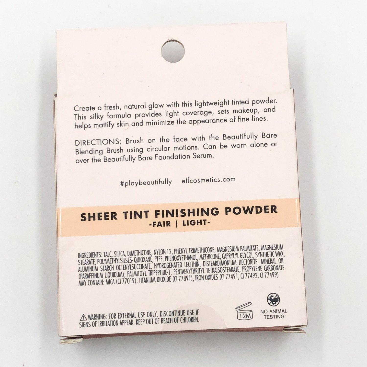 elf Sheer Tint Finishing Powder Fair Light 95031