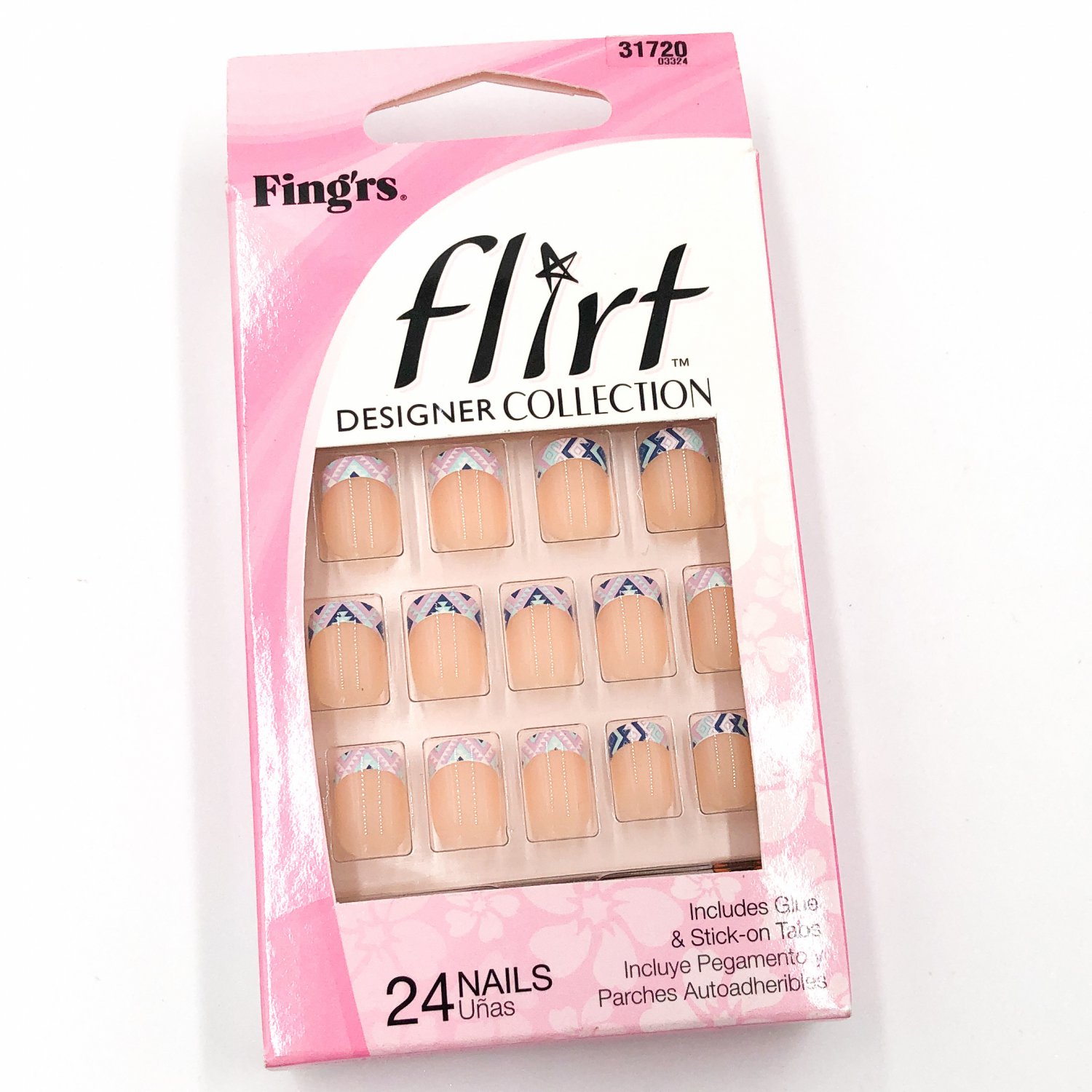 Fing’rs Flirt Designer Collection Nails Short Aztec Tips 31720