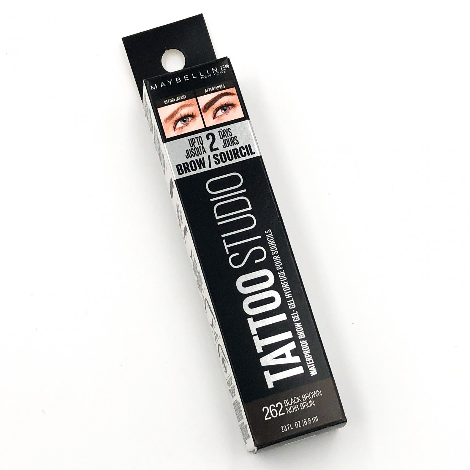Maybelline Tattoo Studio Waterproof Brow Gel 262 Black Brown
