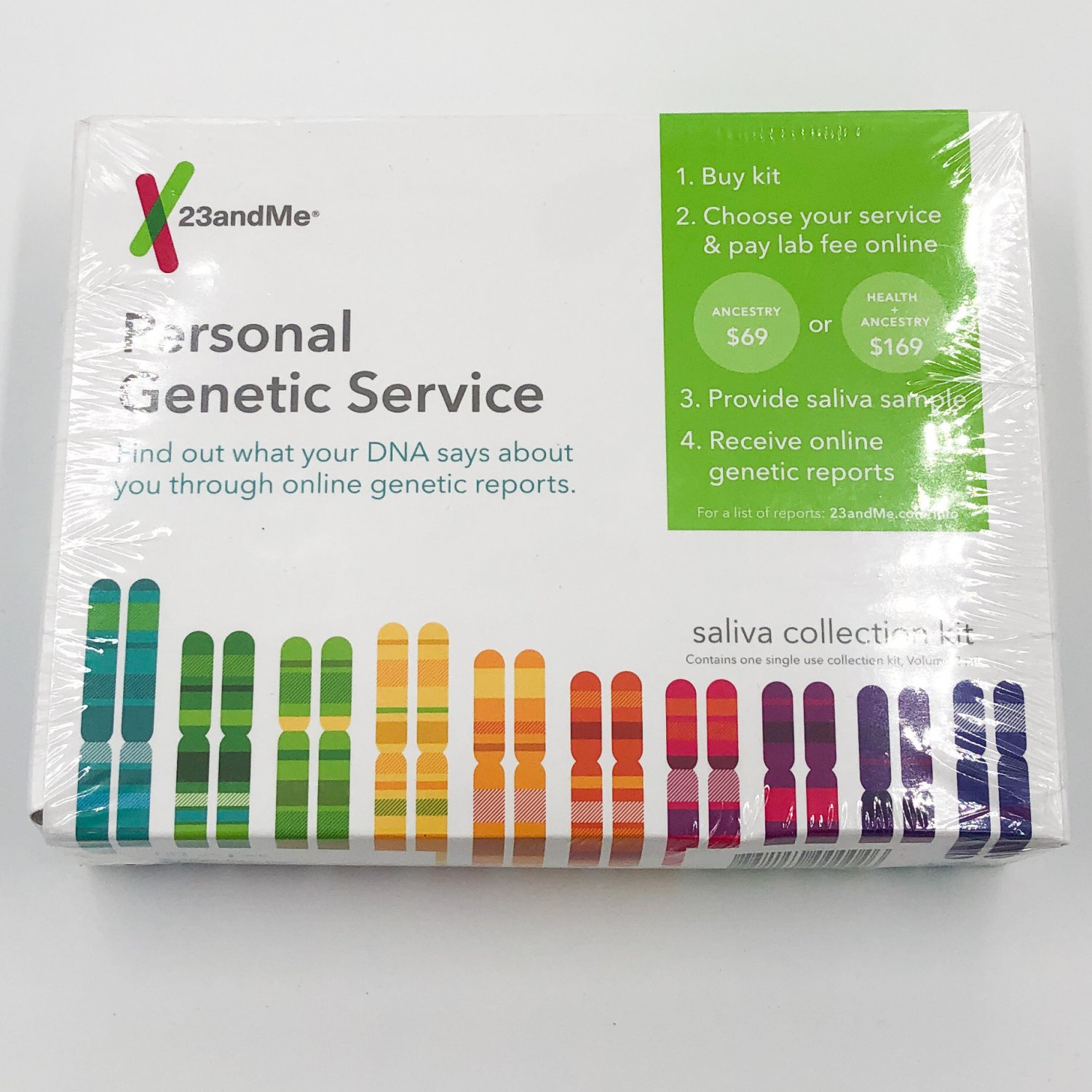 23andMe Saliva Collection Kit 9/2020