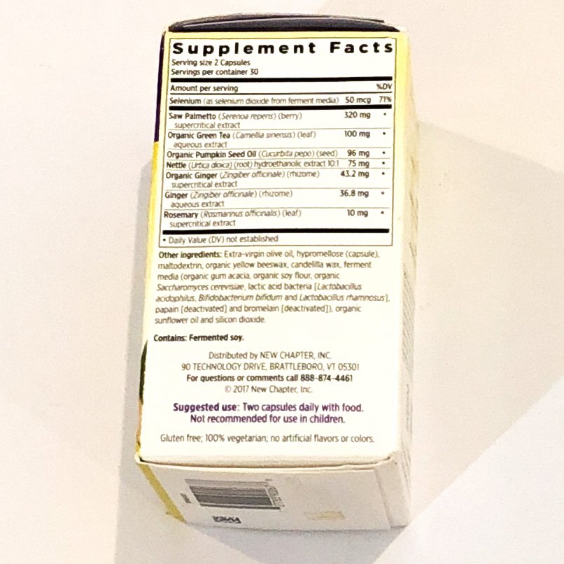 New Chapter Prostate 5lx Holistic Support Vegetarian Capsule 60ct
