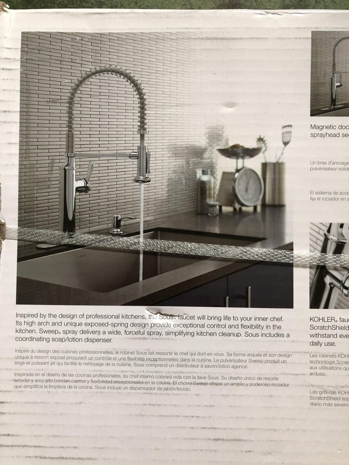 Kohler Sous Pro-Style Kitchen Faucet Chrome
