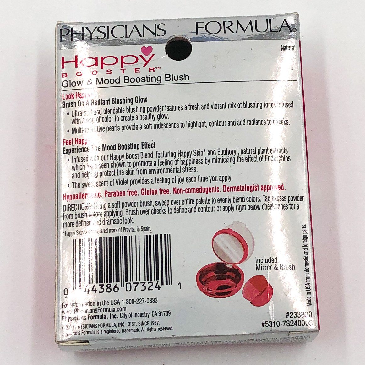 Physicians Formula Happy Booster Glow & Mood Boosting Blush Natural