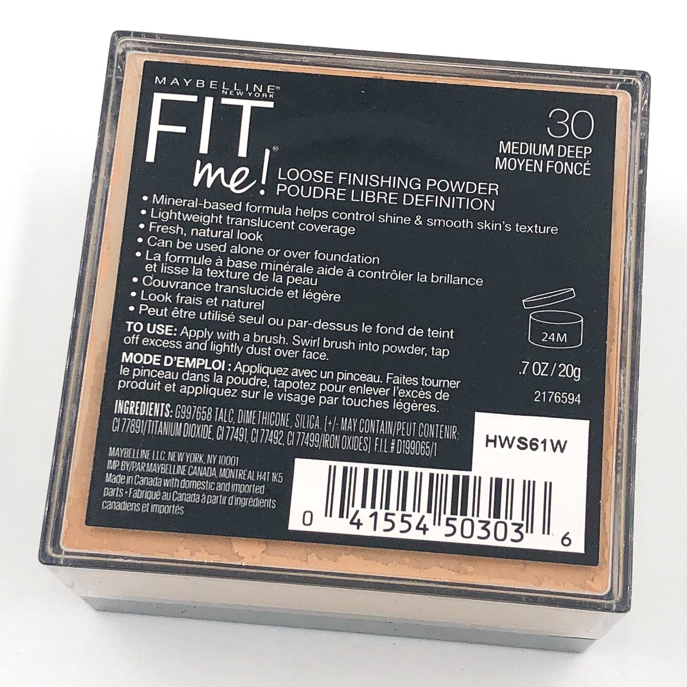 Maybelline Fit Me Loose Finishing Powder 30 Medium Deep