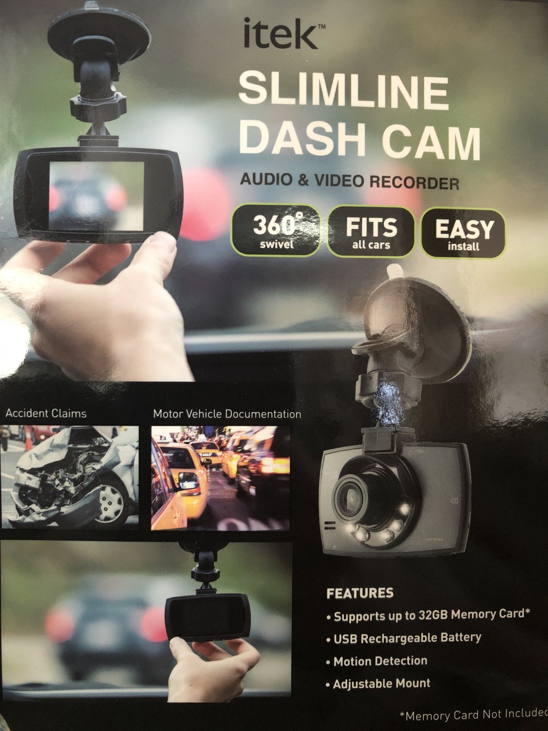 itek Slimline Dash Cam 615690