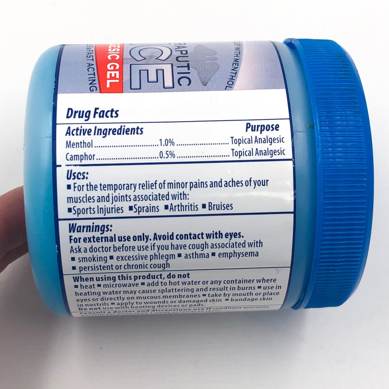 Health Smart Theraputic Blue Ice Topical Analgesic Gel