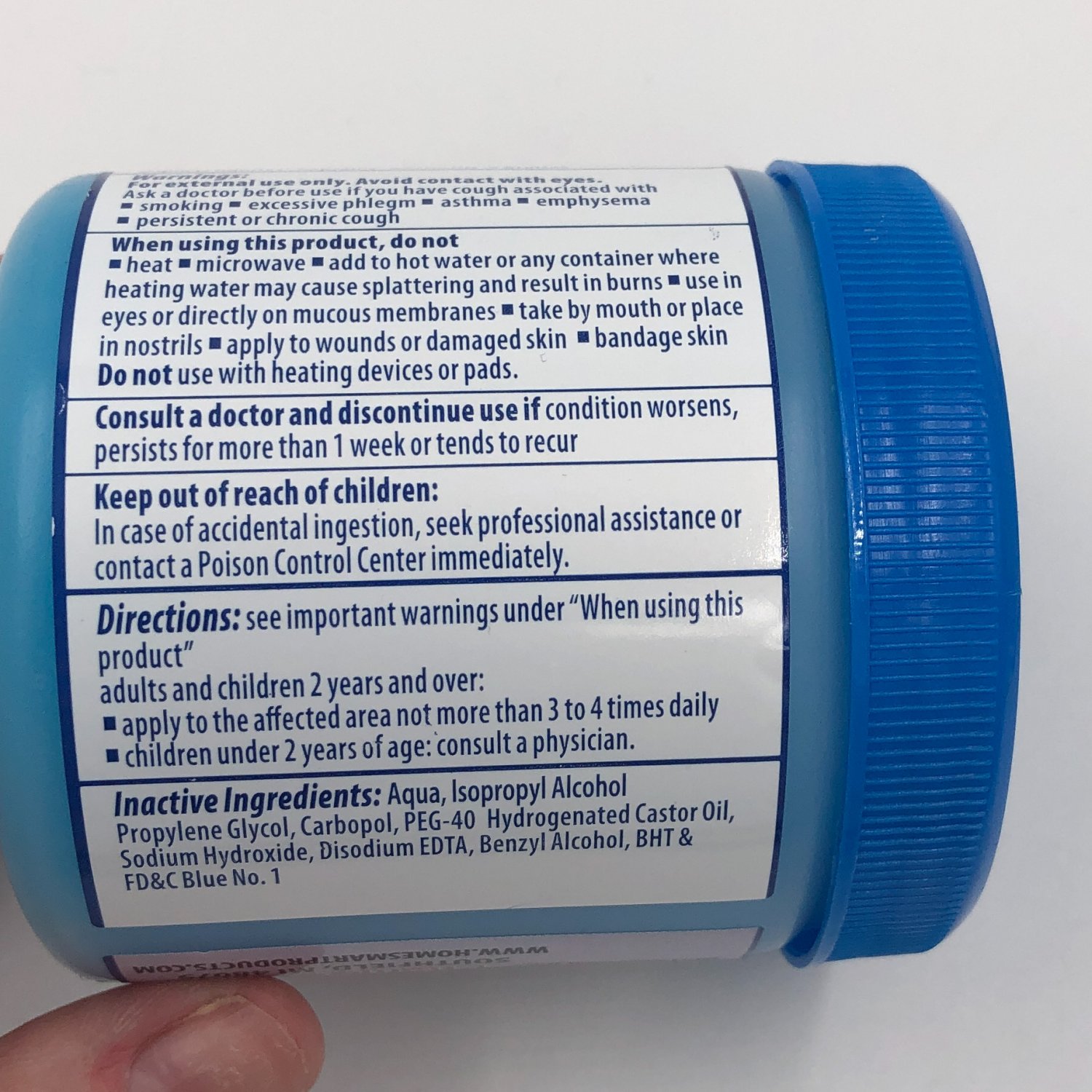 Health Smart Theraputic Blue Ice Topical Analgesic Gel