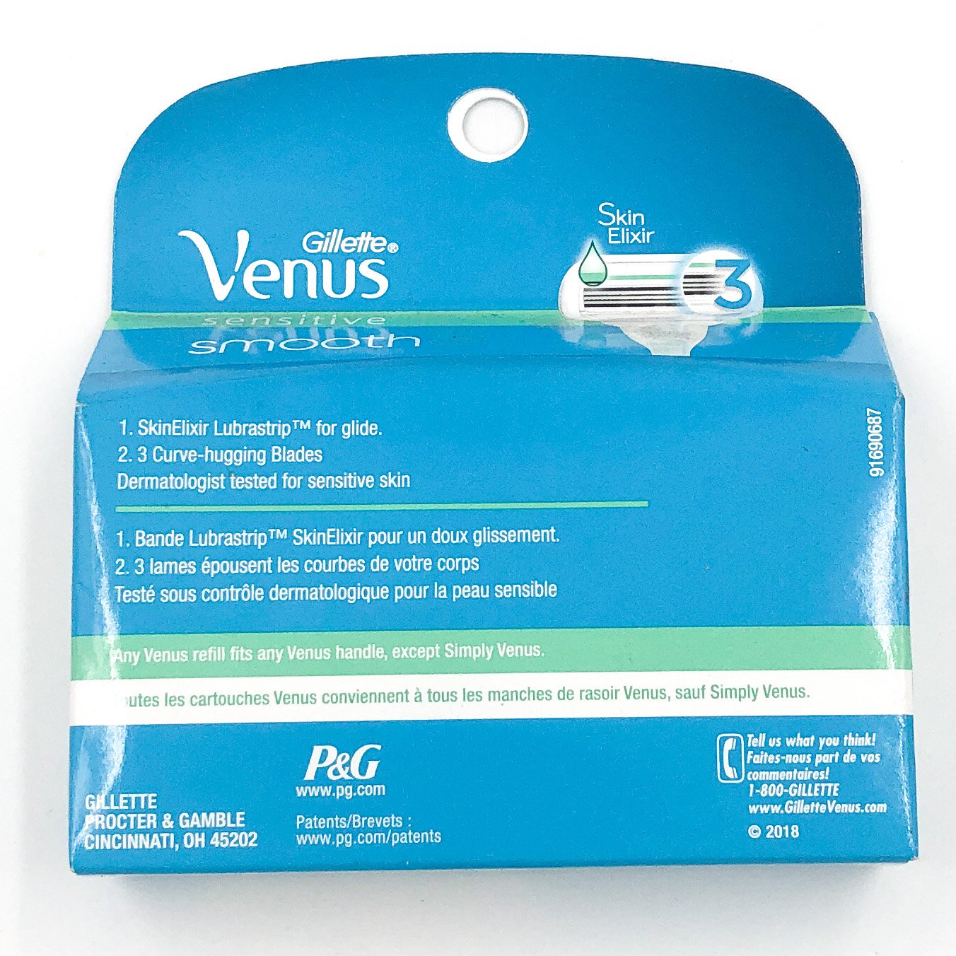 Gillette Venus Sensitive Smooth 4 Ct Refill Cartridges